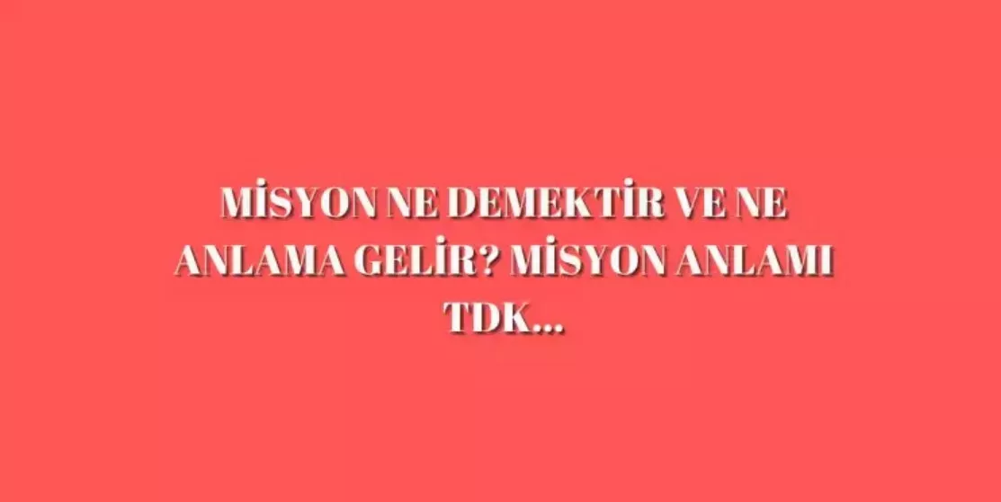 Misyon Ne Demek? Misyon Nasıl Yazılır? Misyon ve Vizyon Farkı Nedir ...